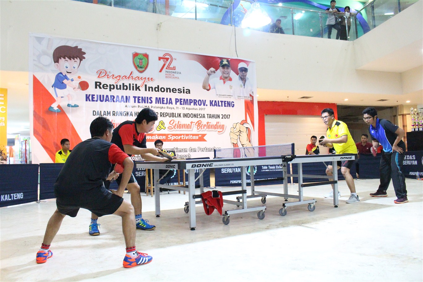 Dinas Perkimtan Provinsi Kalteng Gelar Kejuaran Tenis Meja Beregu Antar