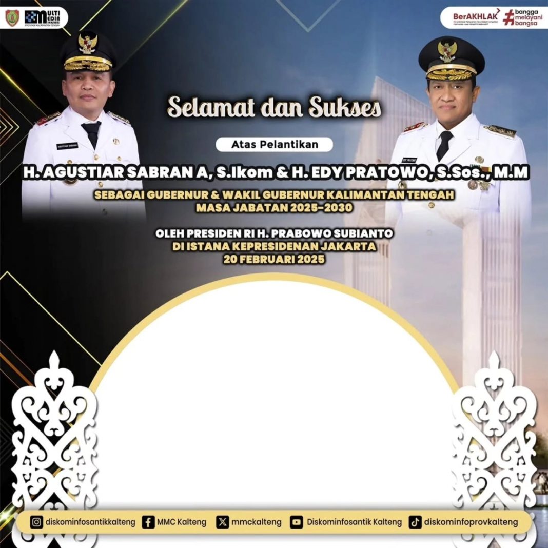 Visi dan Misi Gubernur dan Wakil Gubernur Kalimantan Tengah Periode 2025-2030 | DINAS PERUMAHAN ...